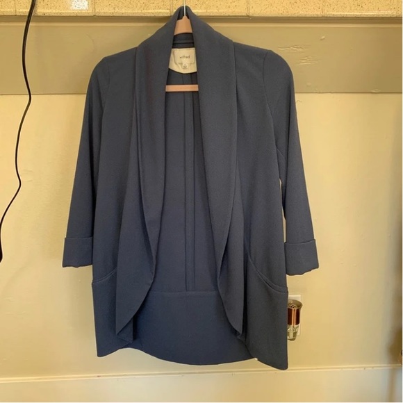 Wilfred | Jackets & Coats | Chevalier Blazer Jacket Aritzia Wilfred Xs ...